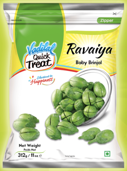 Vadilal Ravaiya / Baby Brinjal - (312g / 11oz) #48028 | DesiClik.com, USA